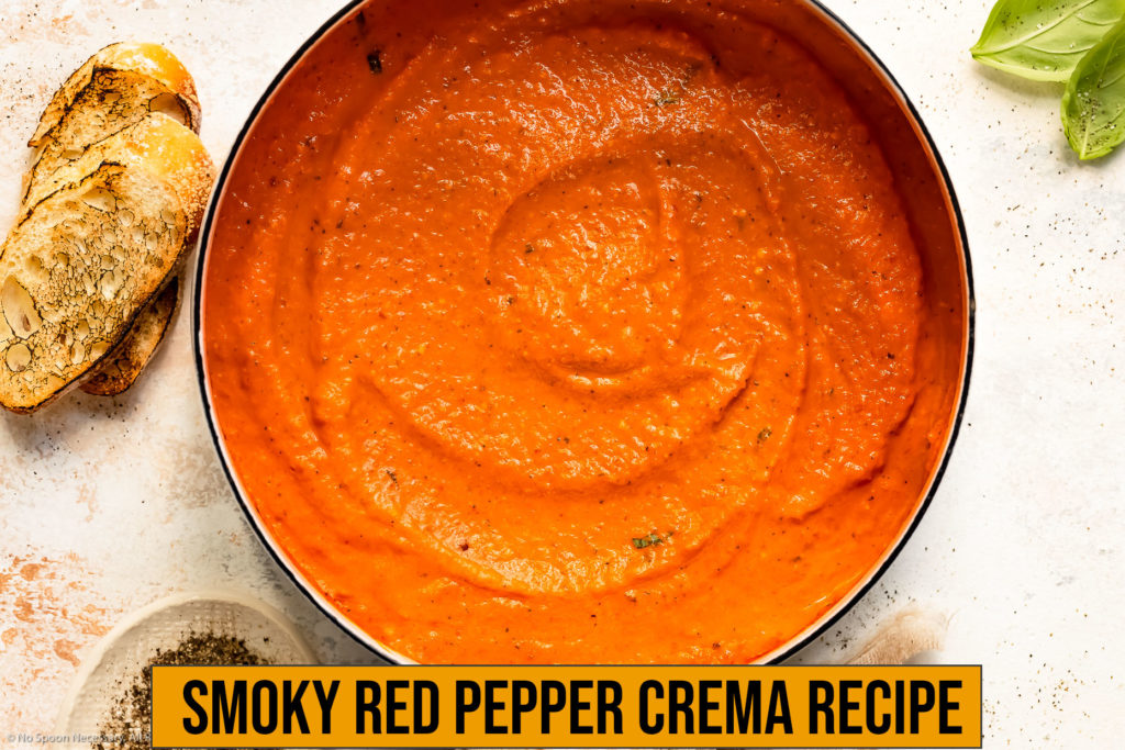 Smoky Red Pepper Crema Hellofresh